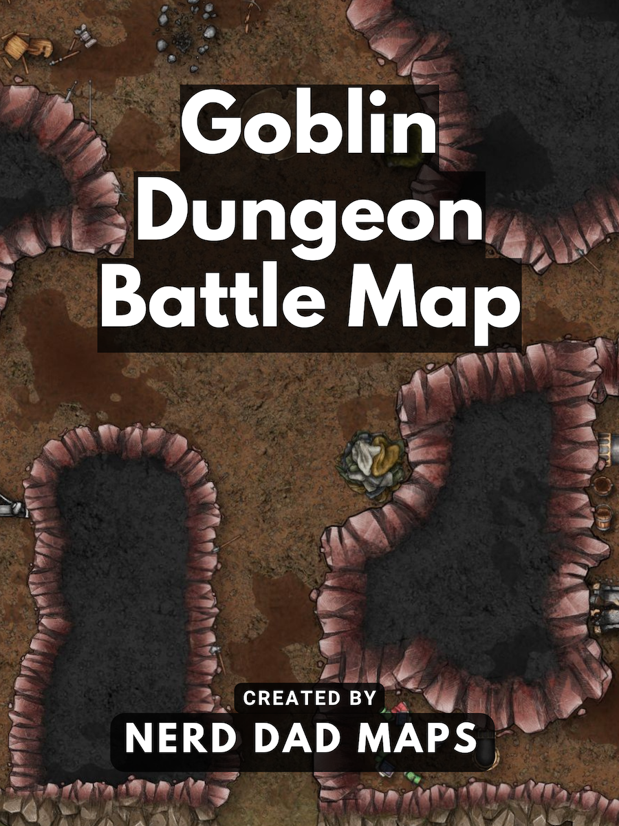 Goblin Dungeon - Nerd Dad Maps | DriveThruRPG