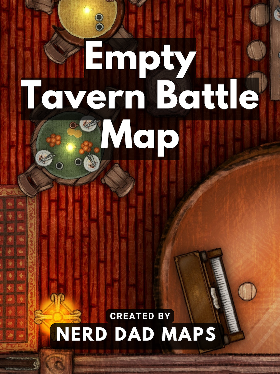 Empty Tavern - Nerd Dad Maps | DriveThruRPG