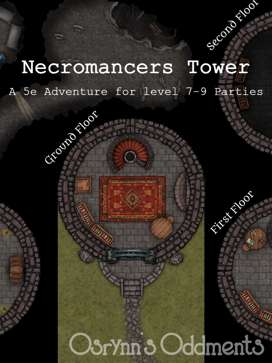 Necromancers Tower - 5e Adventure (level 7-9) - Osrynn's Oddments ...