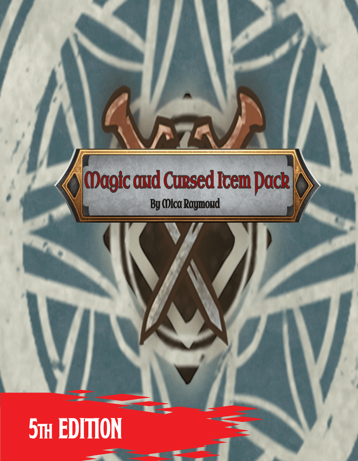 Magic and Cursed Item Pack - Mica Raymond | DriveThruRPG