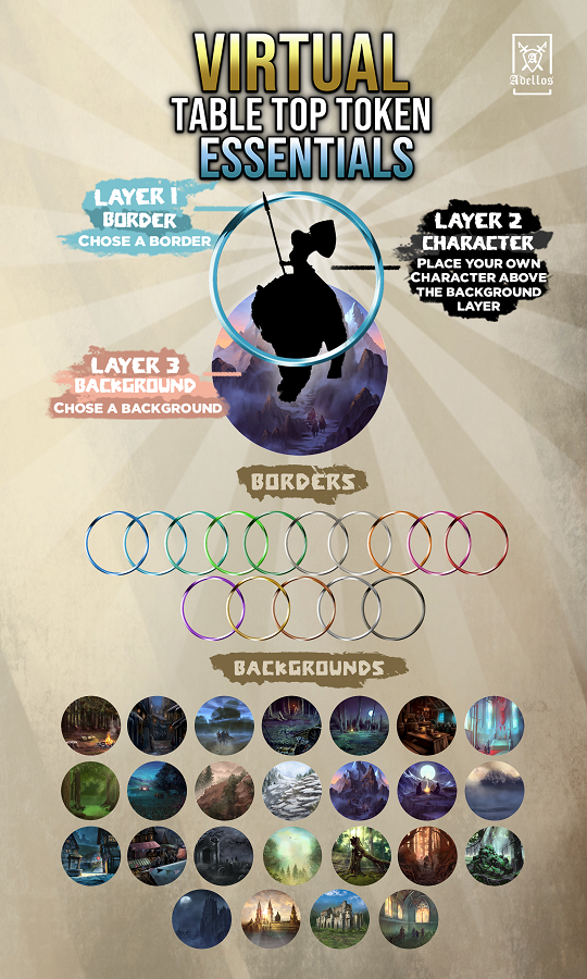 Adellos VTT - Essentials for Tokens - Adellos | DriveThruRPG