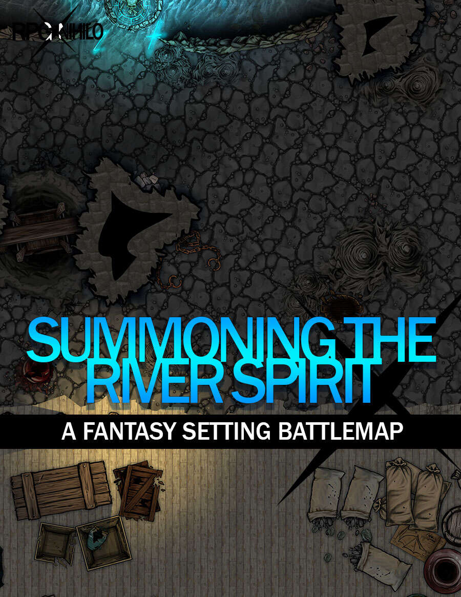 Underground Warehouse and Ritual Fantasy Battle Map - CT Nihilo ...