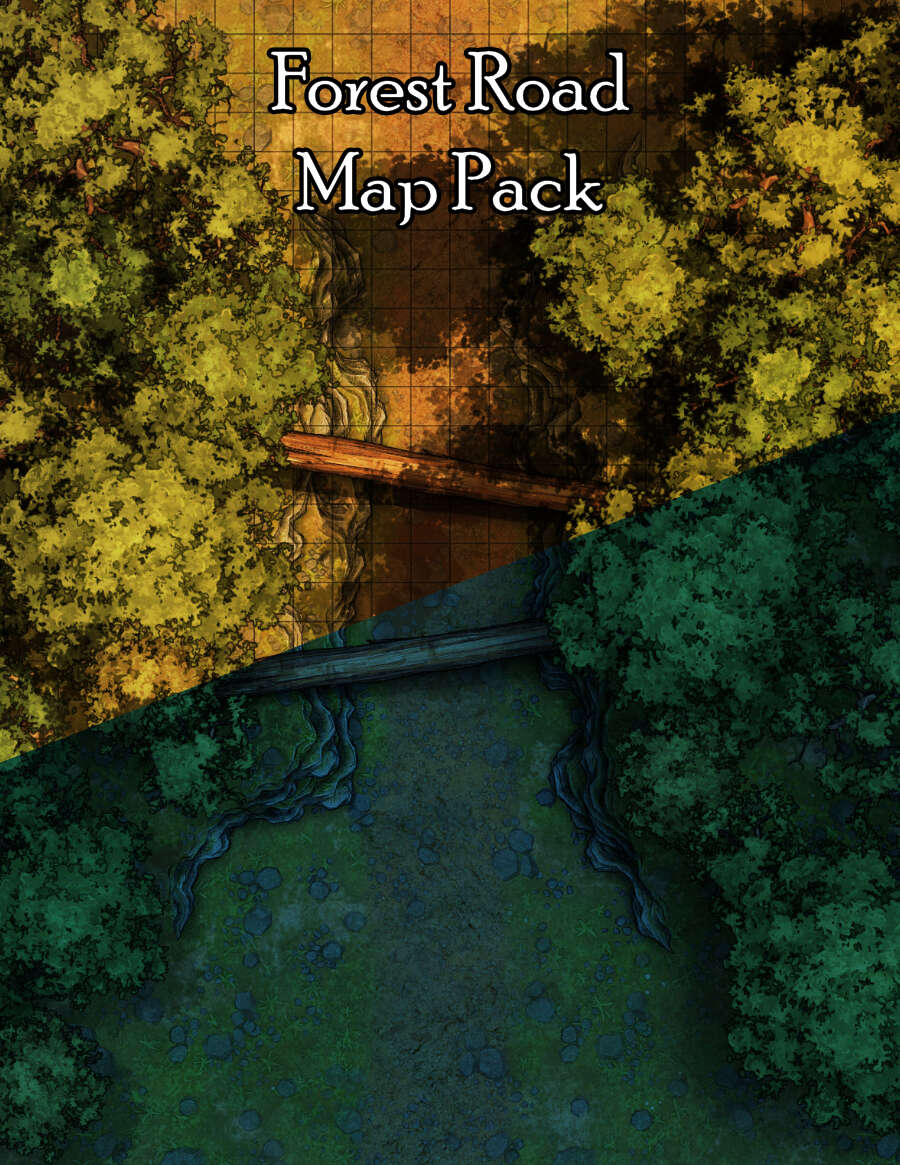 Forest Road Map Pack - Lone Colossus Games | DriveThruRPG