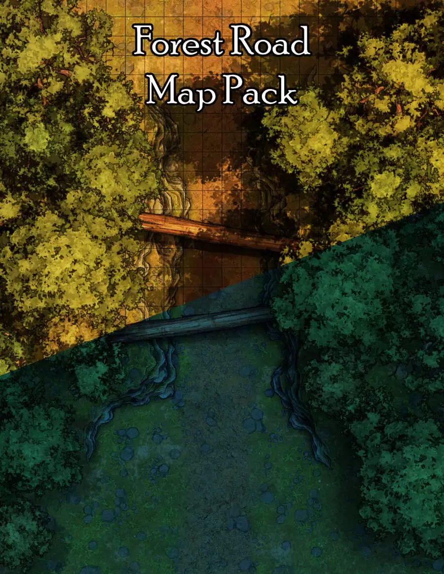 Forest Road Map Pack - Lone Colossus Games | DriveThruRPG