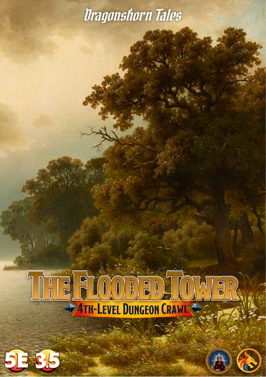 Dungeon Crawl - The Flooded Tower (5E/3.5E) - Dragonshorn Studios ...