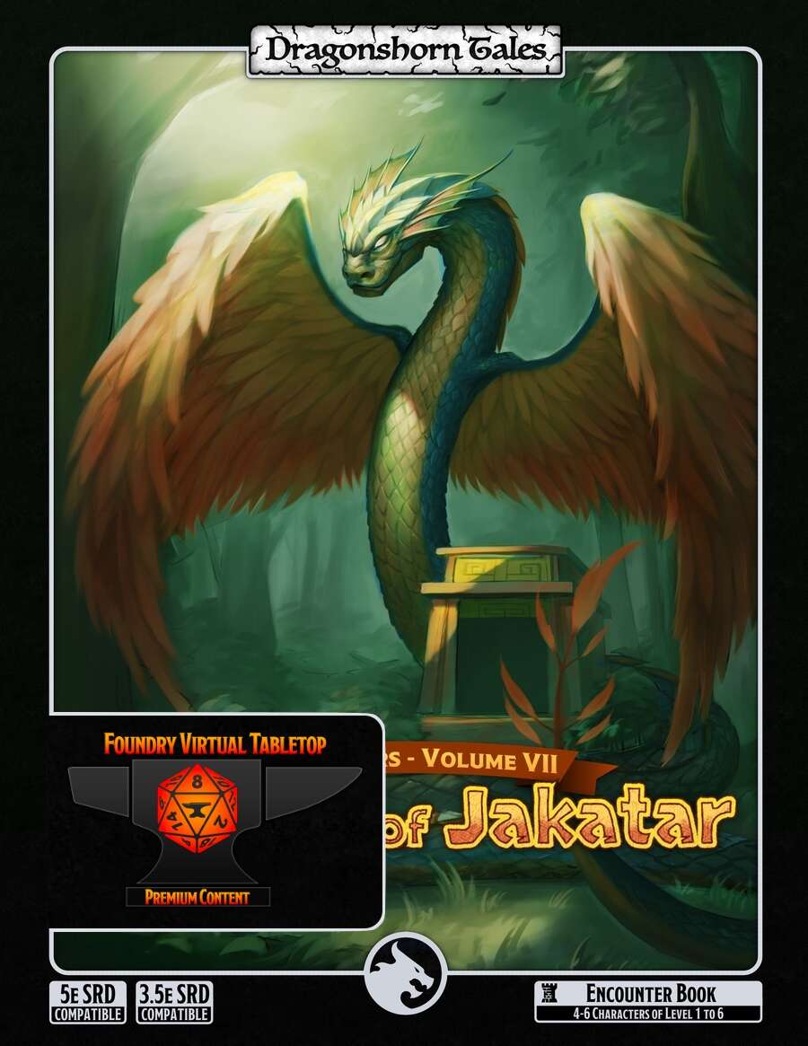 Encounters - Volume VII - Jungles of Jakatar - Foundry VTT (5E/3.5E ...