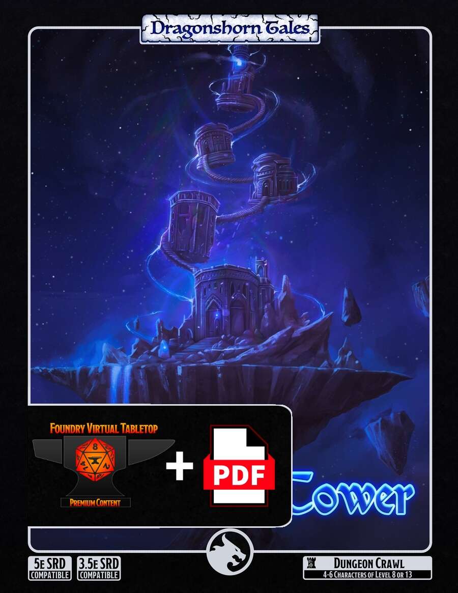 Dungeon Crawl - The Unraveled Tower - FVTT+PDF (5E/3E) [BUNDLE ...