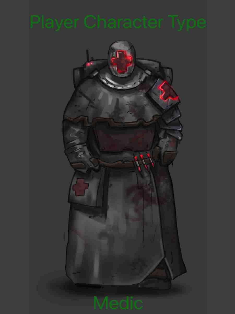 Medic Character Sheet - Gregory W Burgess | DriveThruRPG