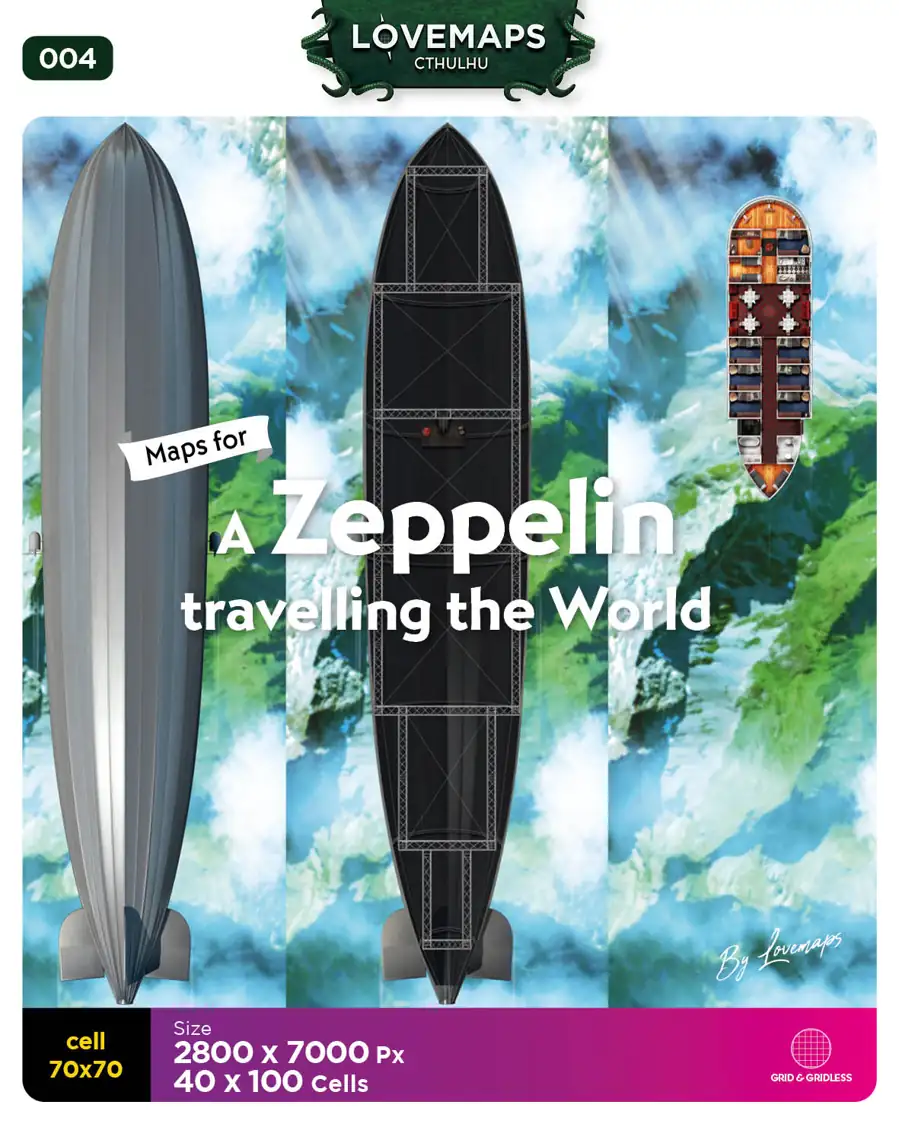 Cthulhu Maps - 004 - A Zeppelin travelling the World - Lovemaps-RPG ...