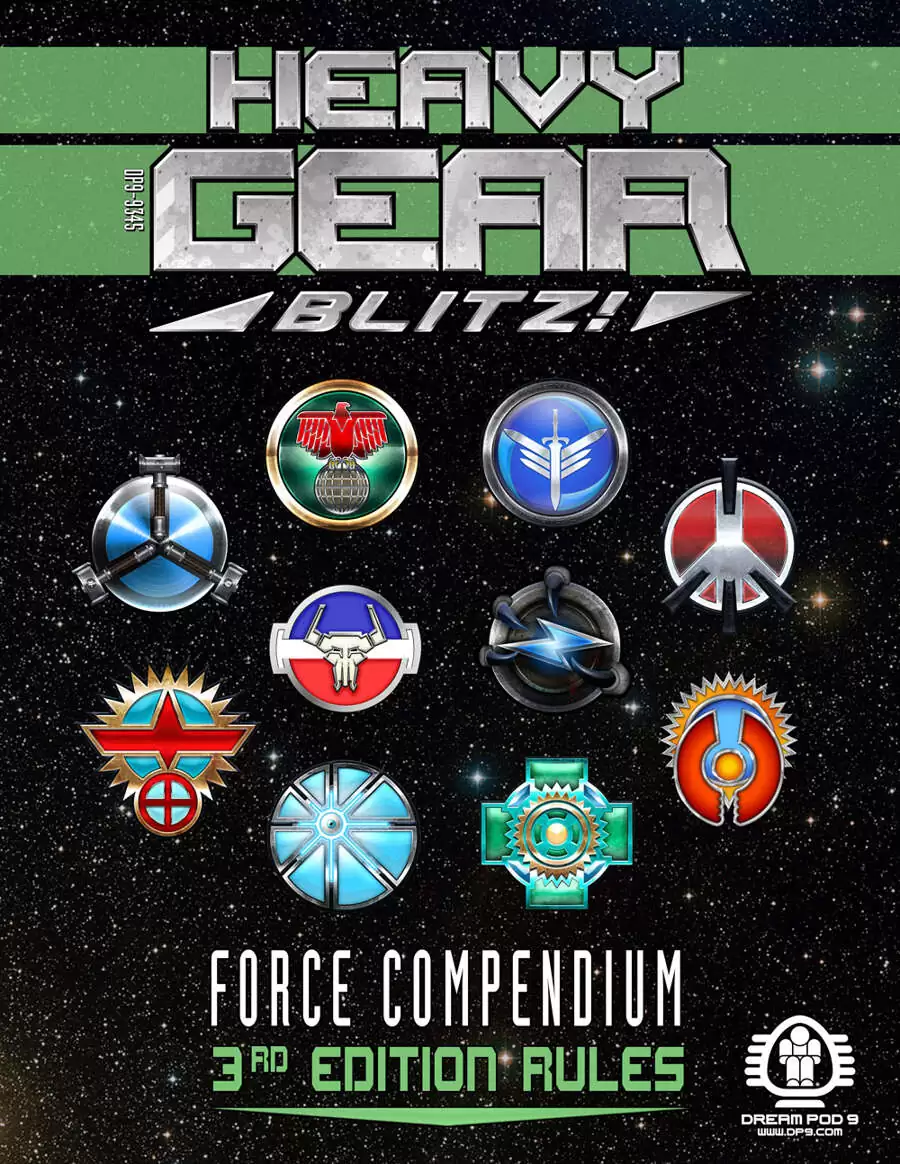 Heavy Gear Blitz! 3rd Edition Rules - Force Compendium - Dream Pod 9 ...