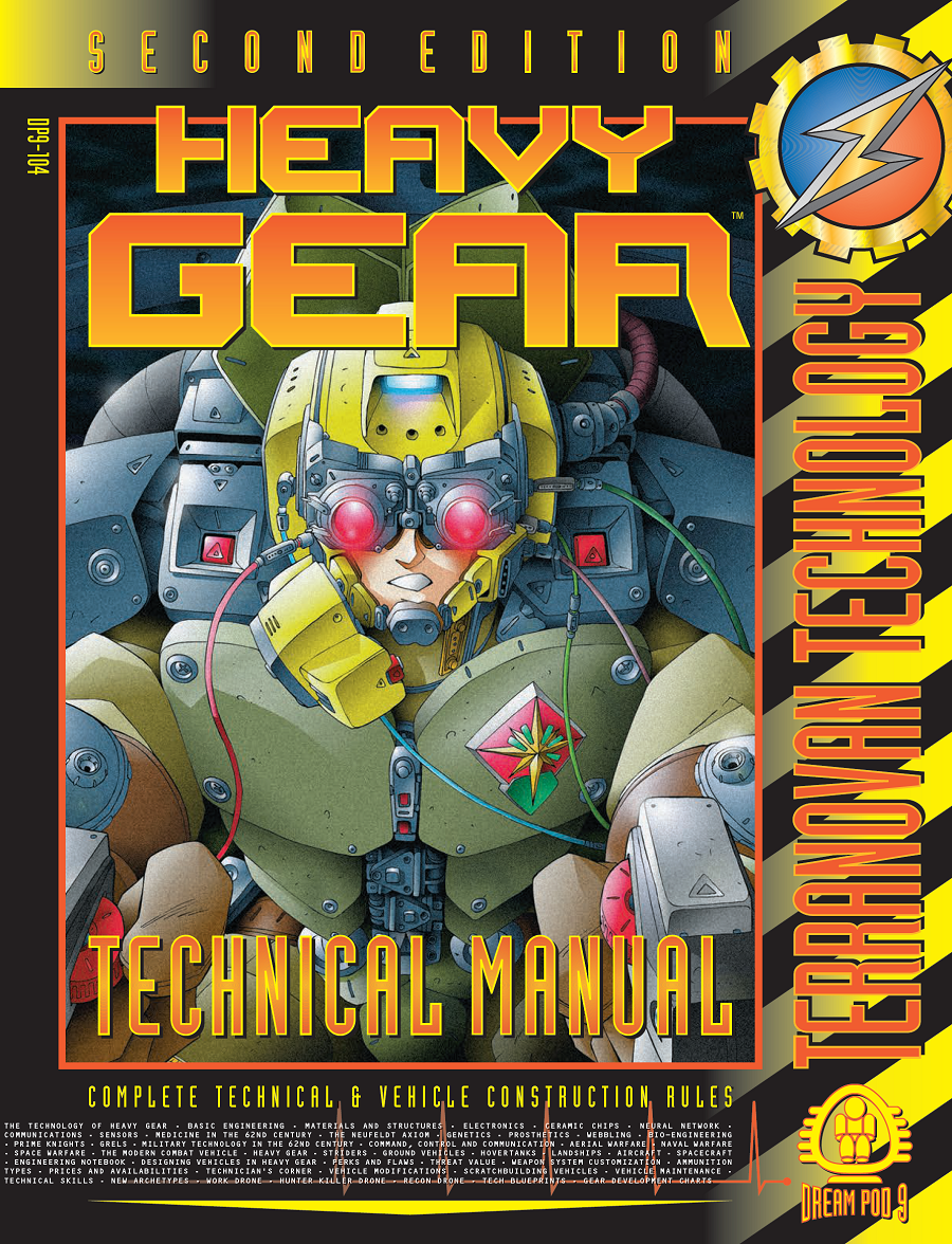 Heavy Gear Revitalized – Technical Manual 2nd Edition - Dream Pod 9 | Heavy Gear | DriveThruRPG