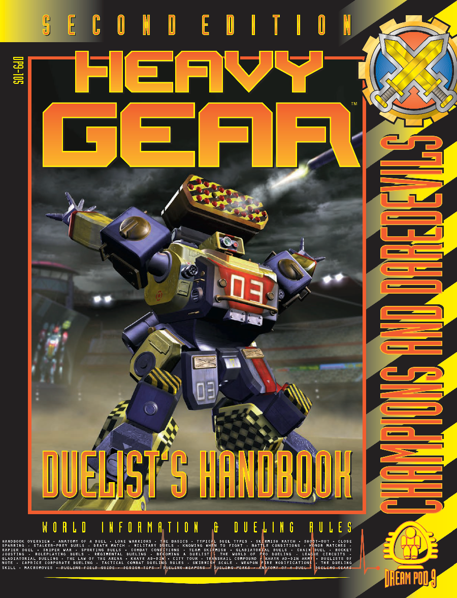 Heavy Gear Revitalized – Duelist's Handbook 2nd Edition - Dream Pod 9 ...