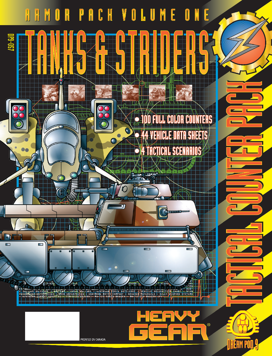 Heavy Gear Revitalized – Armor Pack: Tanks & Striders - Dream Pod 9 ...