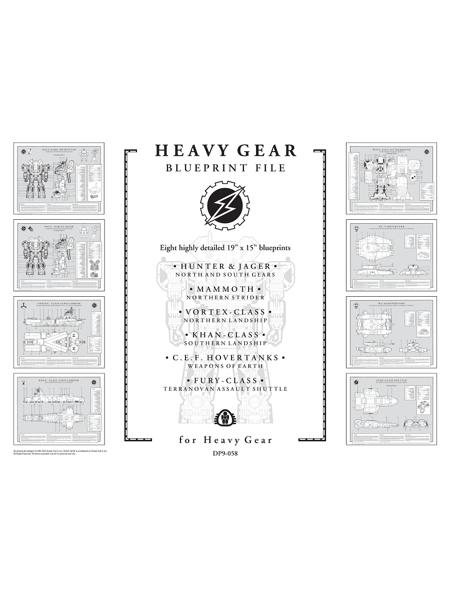 Heavy Gear Revitalized – Heavy Gear Blueprints - Dream Pod 9 | Heavy ...
