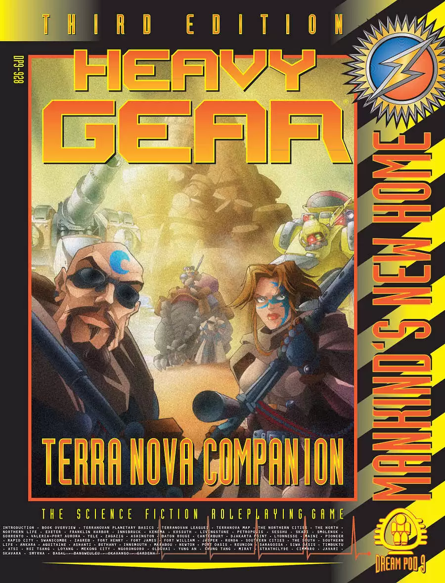 Heavy Gear Revitalized - Terra Nova Companion 3rd Edition - Dream Pod 9 ...