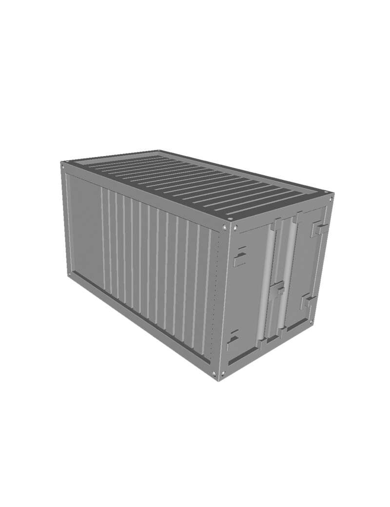 Shipping Container STL 3D Printable Model for Heavy Gear Blitz - Dream ...