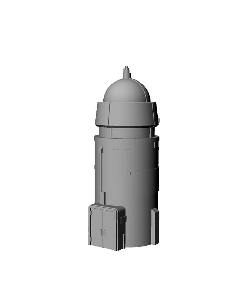 Badlands Tower STL 3D Printable Model for Heavy Gear Blitz - Dream Pod ...