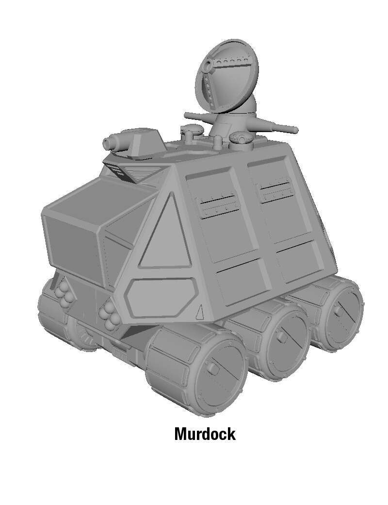 Murdock and Seeker STL 3D Printable Models for Heavy Gear Blitz - Dream ...