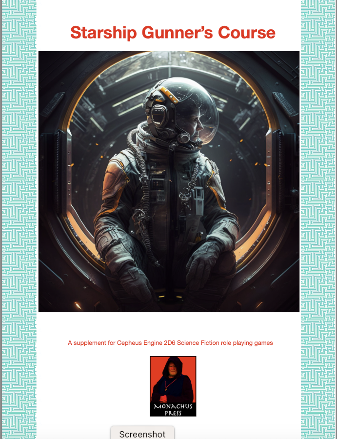 Gunnery Course - Monachus Press | DriveThruRPG