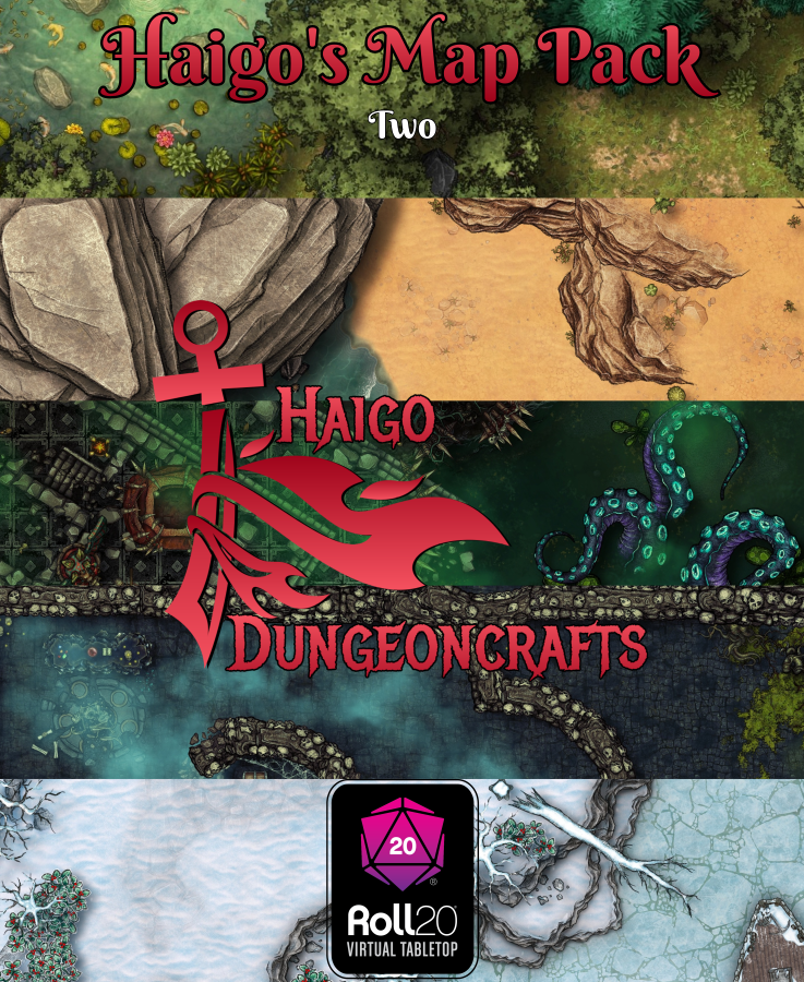 Encounter Map Pack 2 - Roll20 - Haigo Dungeoncrafts | DriveThruRPG