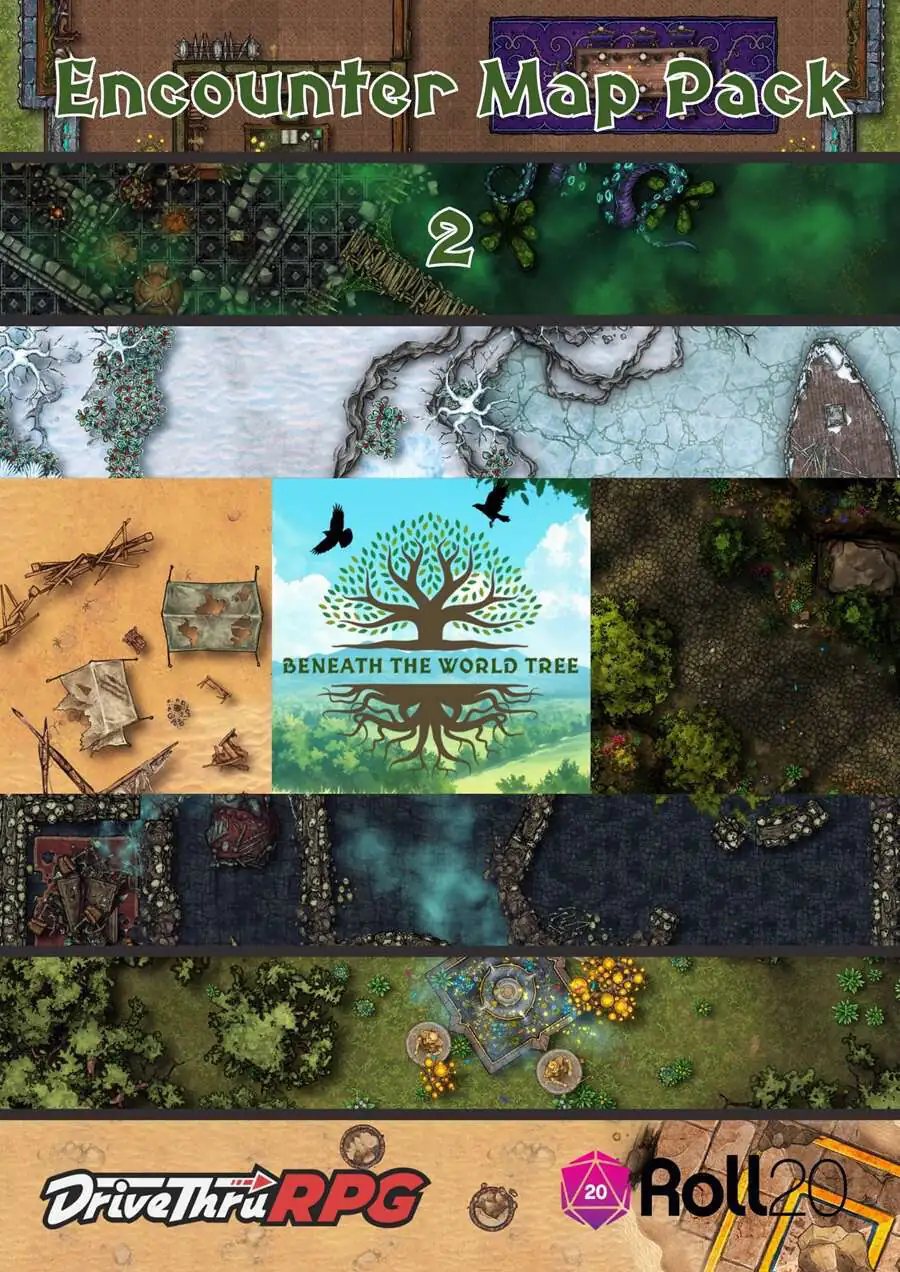 Encounter Map Pack 2 - Roll20 - Haigo Dungeoncrafts | DriveThruRPG
