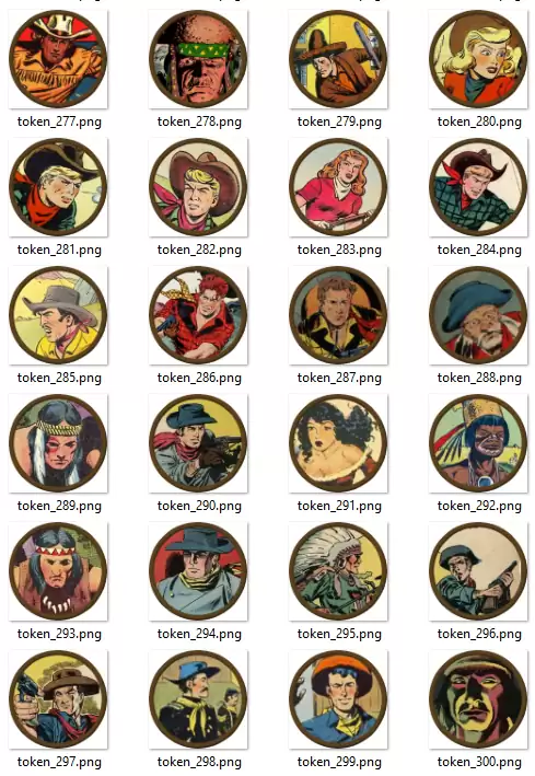 Wild West VTT Tokens - Set 2 - Dragon Peak Publishing | VTT Tokens ...