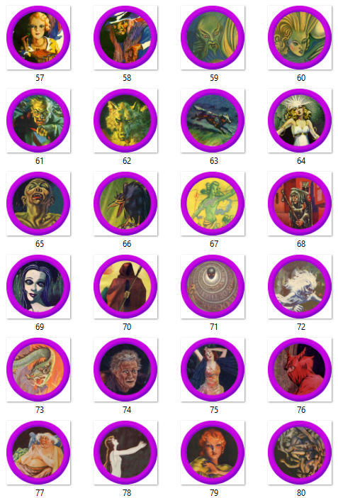 Weird Tales VTT Tokens - Dragon Peak Publishing | VTT Tokens | DriveThruRPG