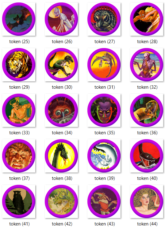 Beasts and Monsters VTT Tokens - Set 2 - Dragon Peak Publishing | VTT ...