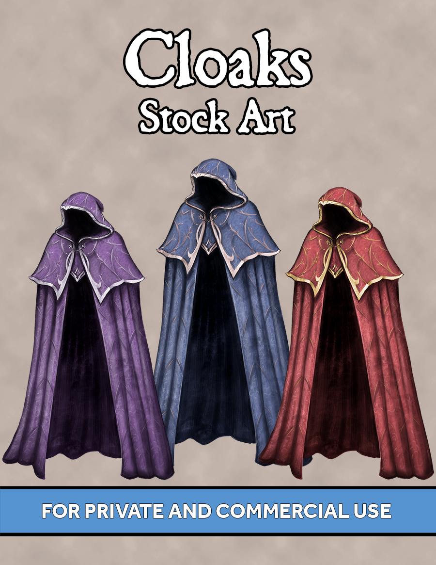 Stock Art: Cloaks - Jeff Stevens Games | DriveThruRPG
