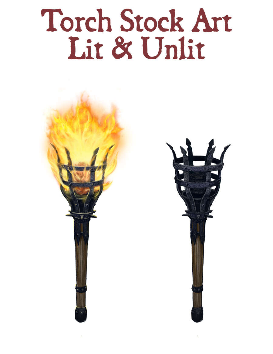 Stock Art: Torch - Jeff Stevens Games | DriveThruRPG
