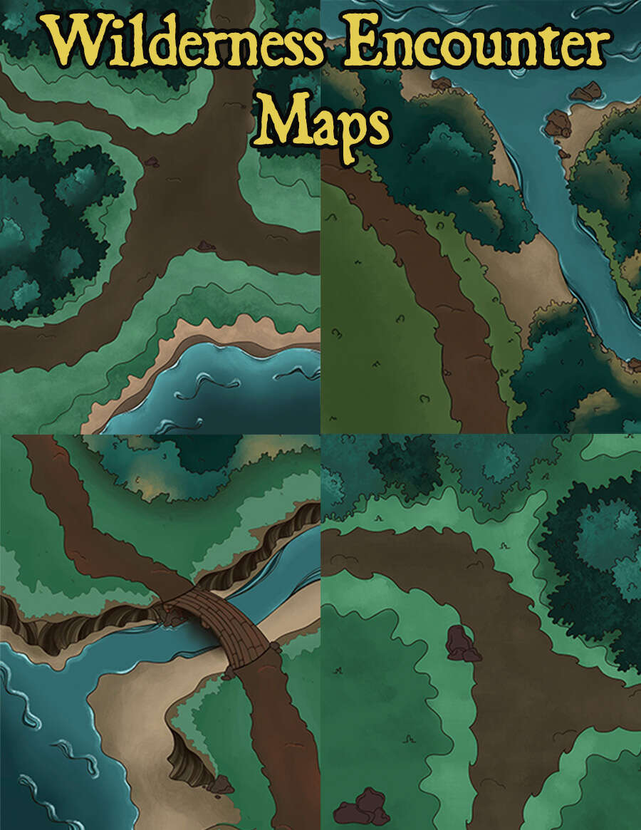 Wilderness Encounter Maps - Jeff Stevens Games | DriveThruRPG