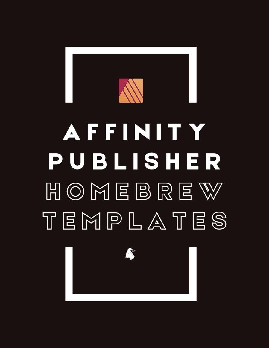 Affinity Publisher Homebrew Templates (Beta) - Graycastle Press | Tools ...
