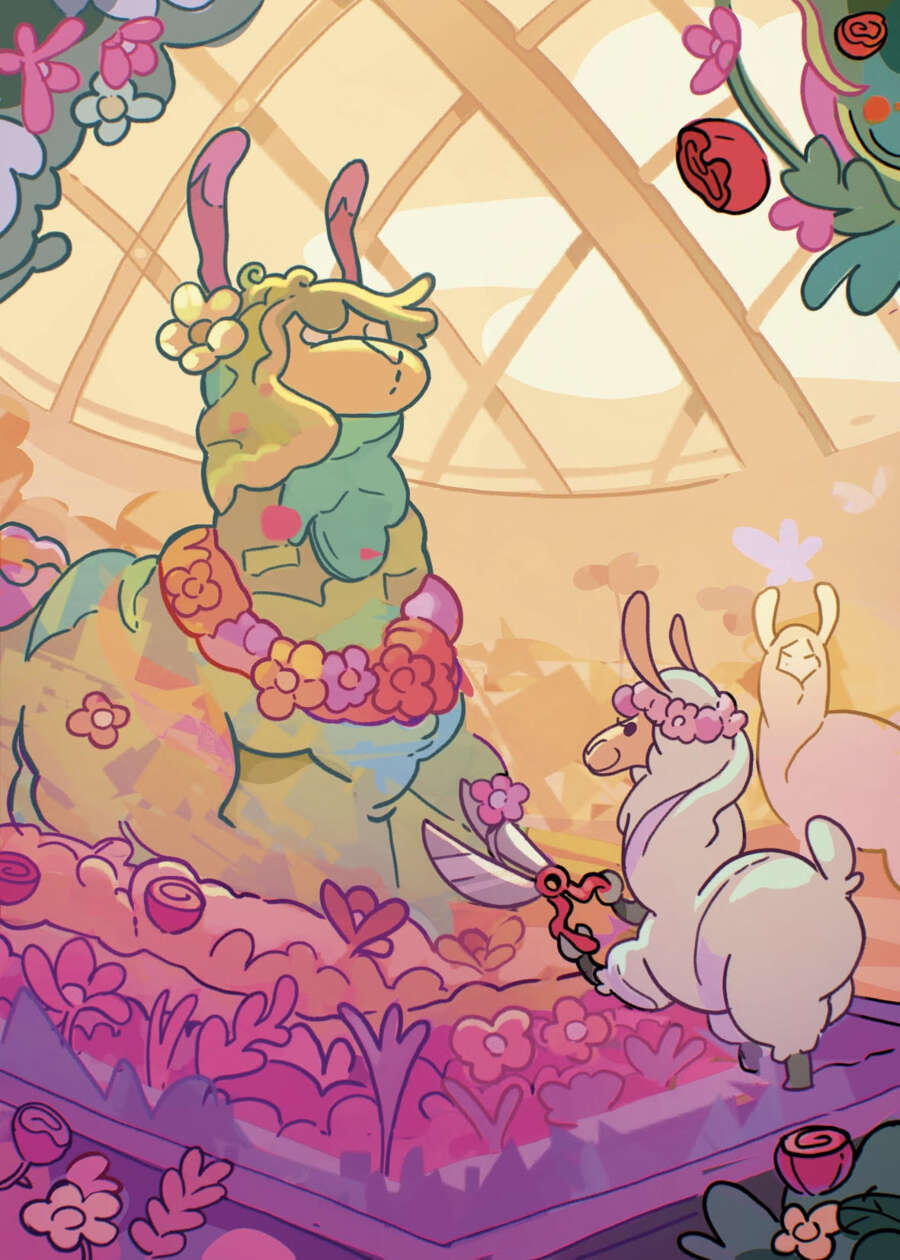 Flora and Llama - Button Kin Games | DriveThruRPG