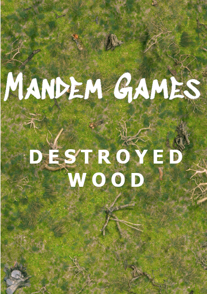 Destroyed Wood - Printable Battle Maps in Daylight and Moonlight ...