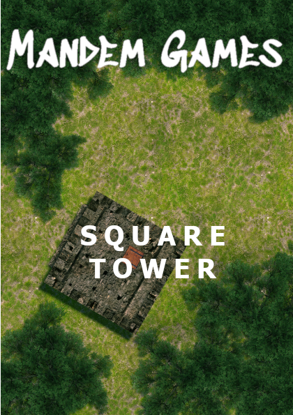 Square Tower - Printable Battle Maps in Daylight and Moonlight - Mandem ...