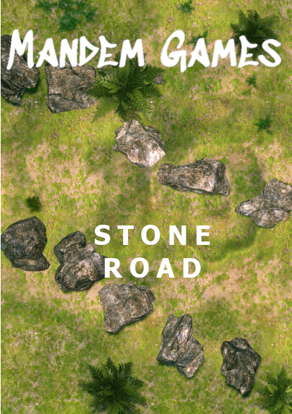 Stone Road - Printable Battle Maps in Daylight and Moonlight - Mandem ...