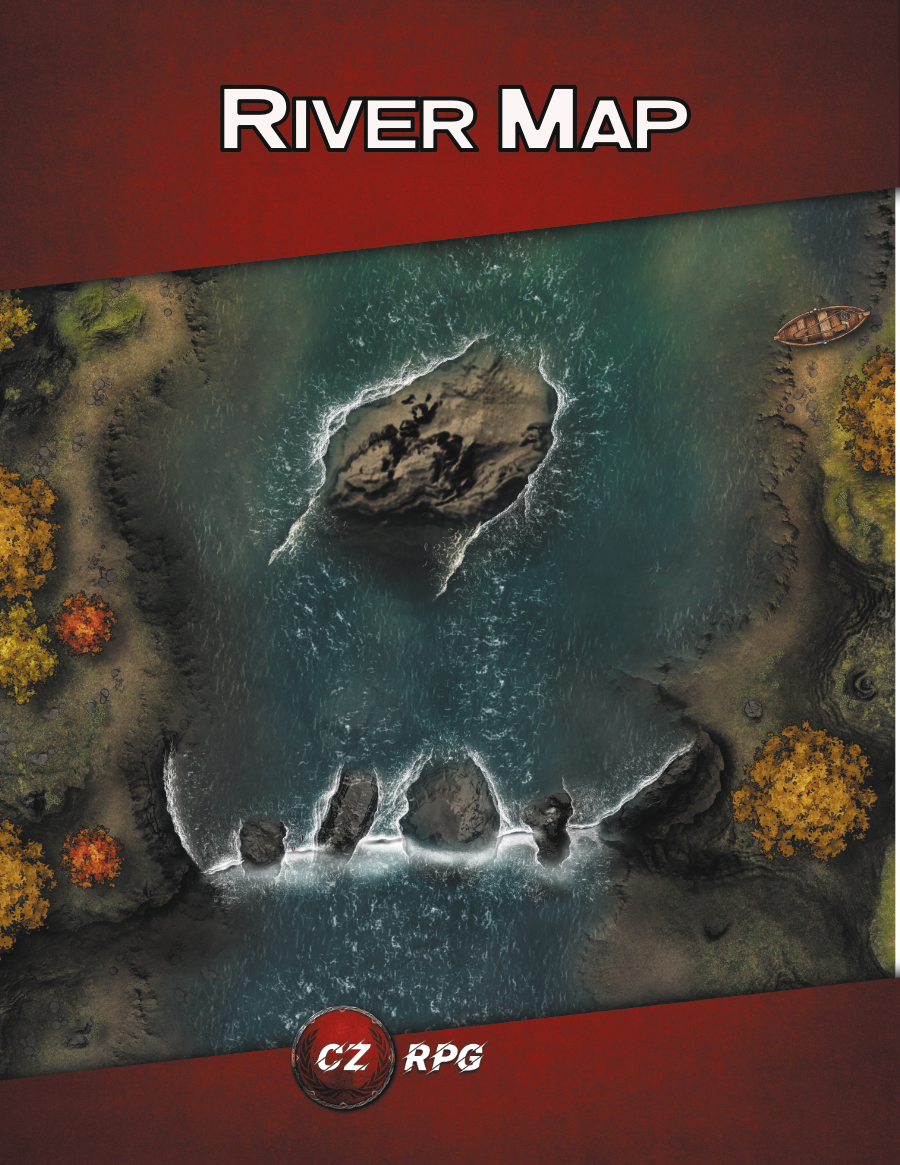 River Map - CZRPG | Battlemaps | DriveThruRPG