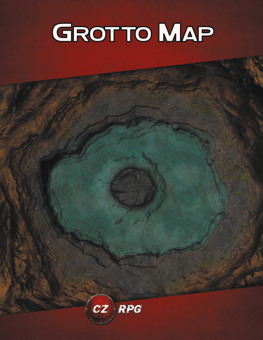 Grotto Map - CZRPG | Battlemaps | DriveThruRPG