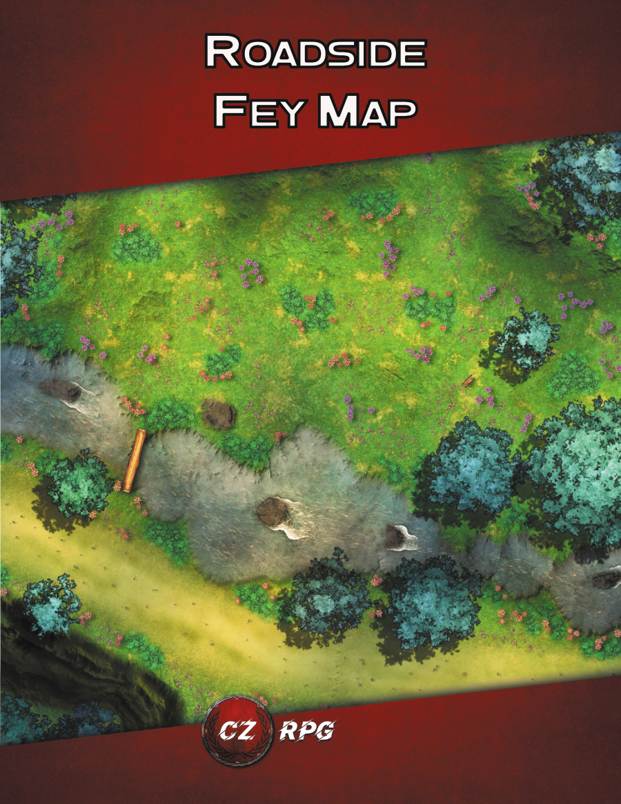 Roadside Fey Map - CZRPG | Battlemaps | DriveThruRPG