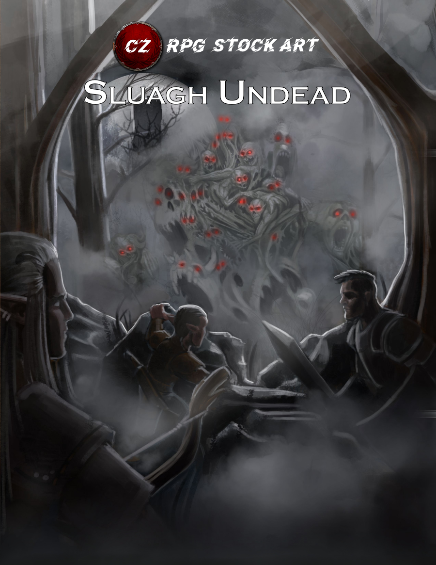 [Stock Art] Sluagh Undead - Cover Art - CZRPG | Stock Art | DriveThruRPG