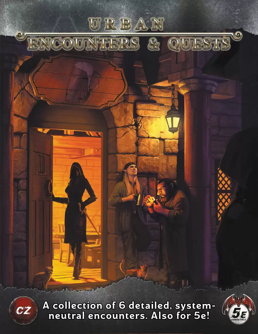 Urban Encounters & Quests - CZRPG | 5e content | DriveThruRPG