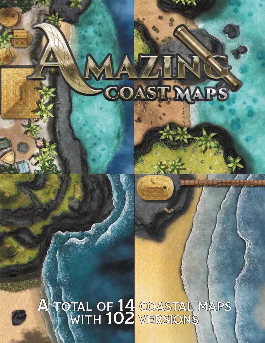 Amazing Coast Maps - CZRPG | The Amazing RPG | DriveThruRPG