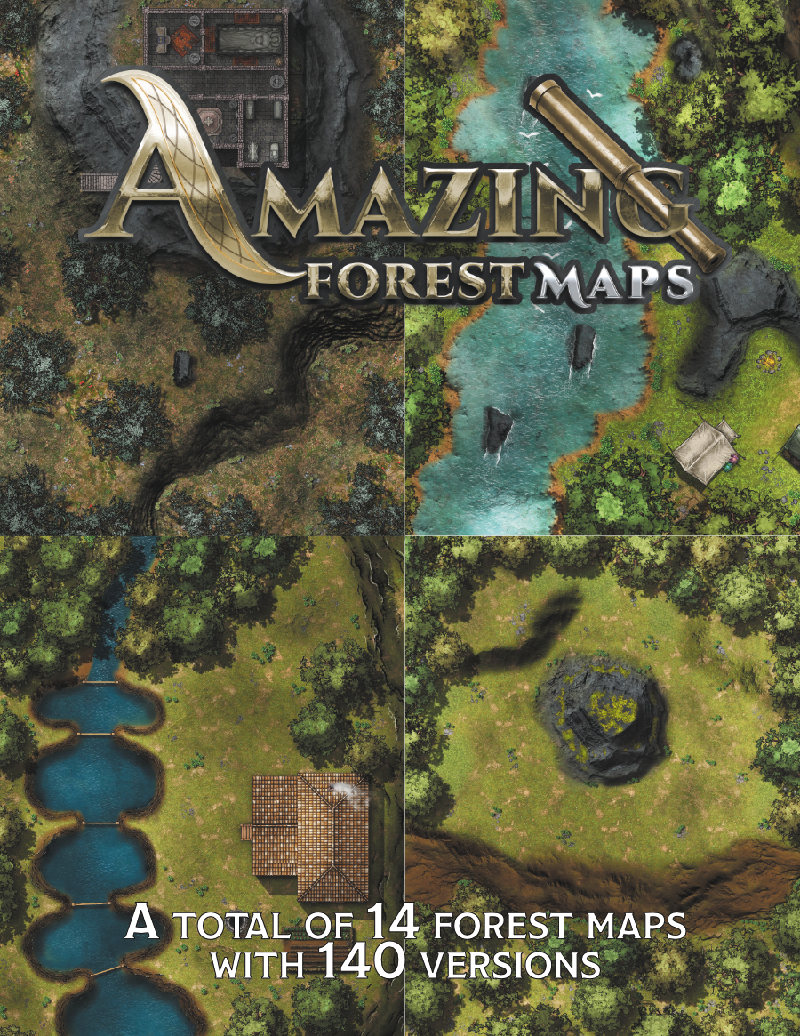 Amazing Forest Maps - CZRPG | The Amazing RPG | DriveThruRPG