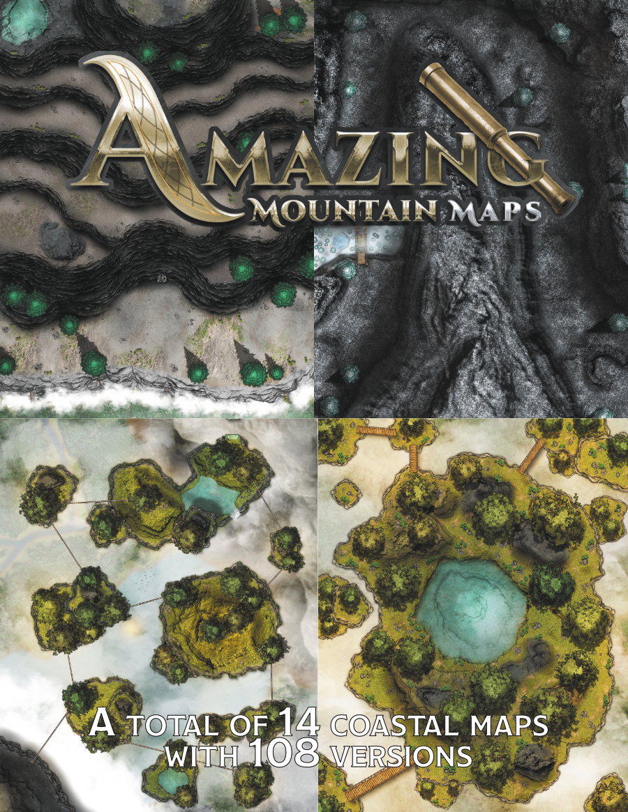 Amazing Mountain Maps - CZRPG | The Amazing RPG | DriveThruRPG