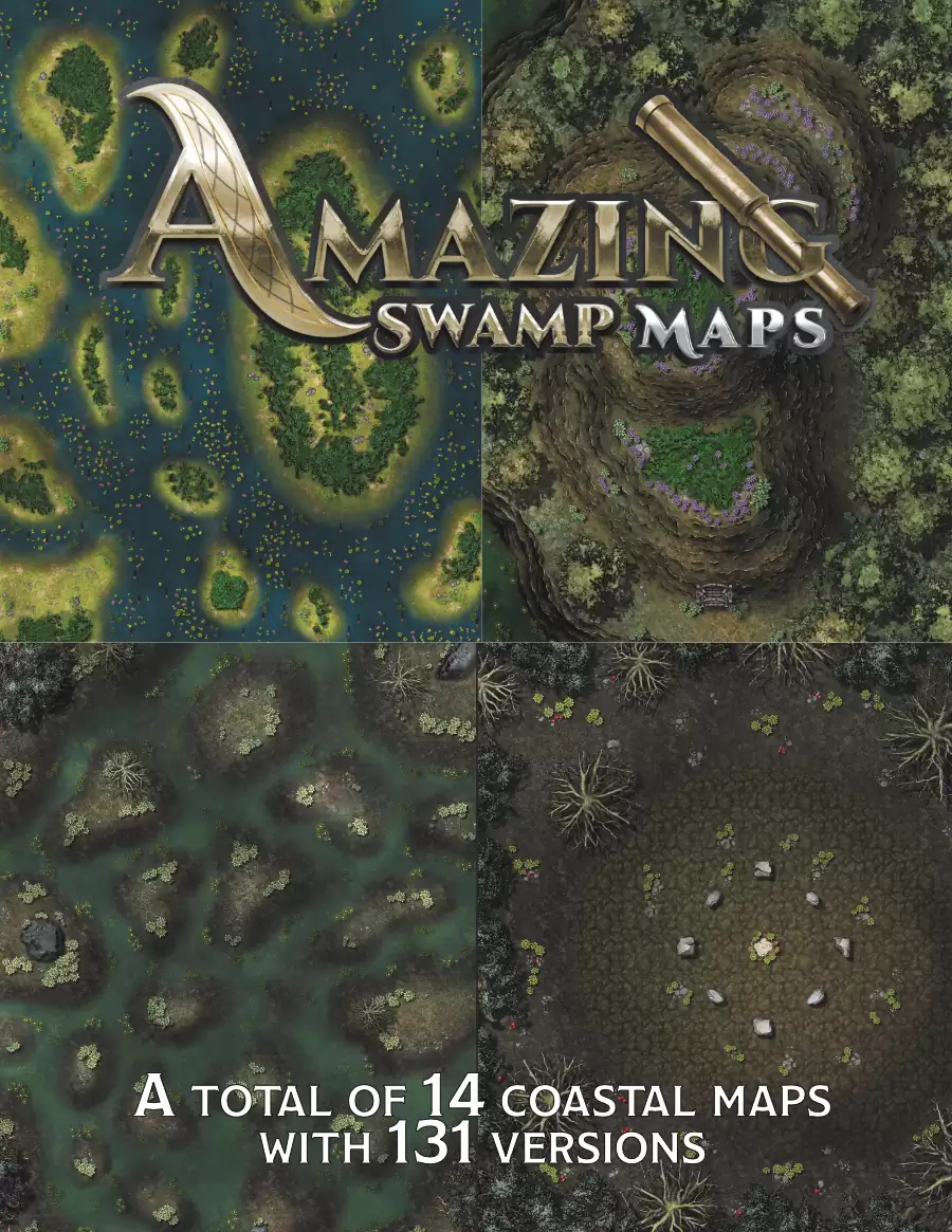 Amazing Swamp Maps - CZRPG | The Amazing RPG | DriveThruRPG