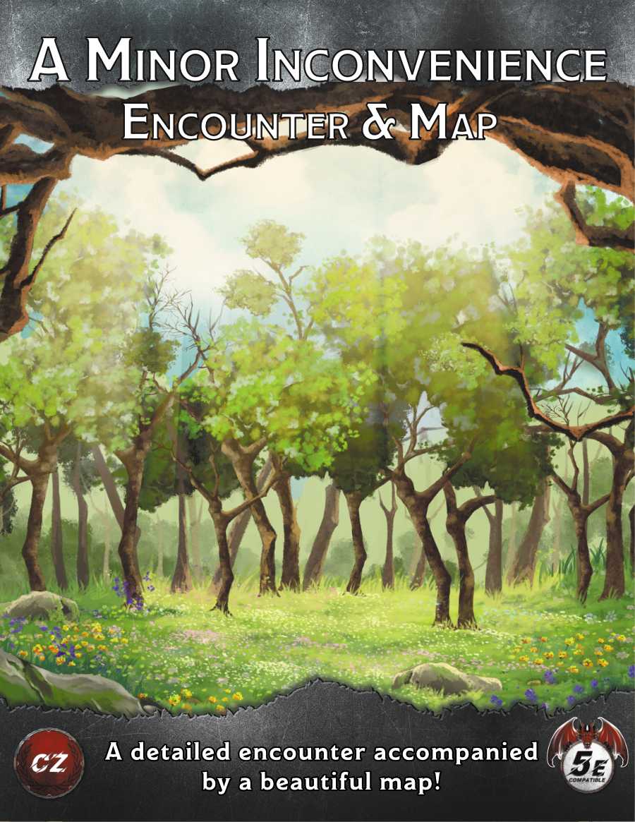 A Minor Inconvenience Encounter & Map - CZRPG | Battlemaps | DriveThruRPG