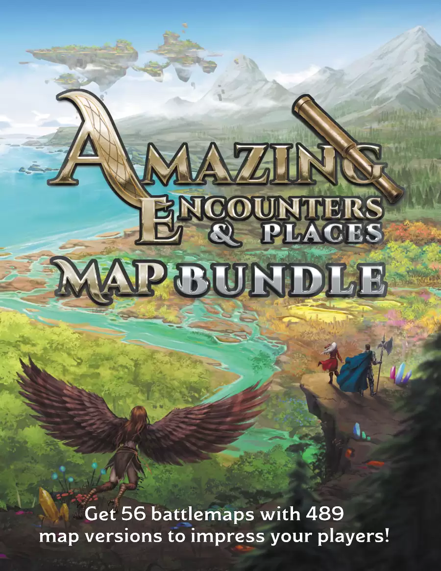 Amazing Encounters & Places Map Bundle [BUNDLE] - CZRPG | DriveThruRPG