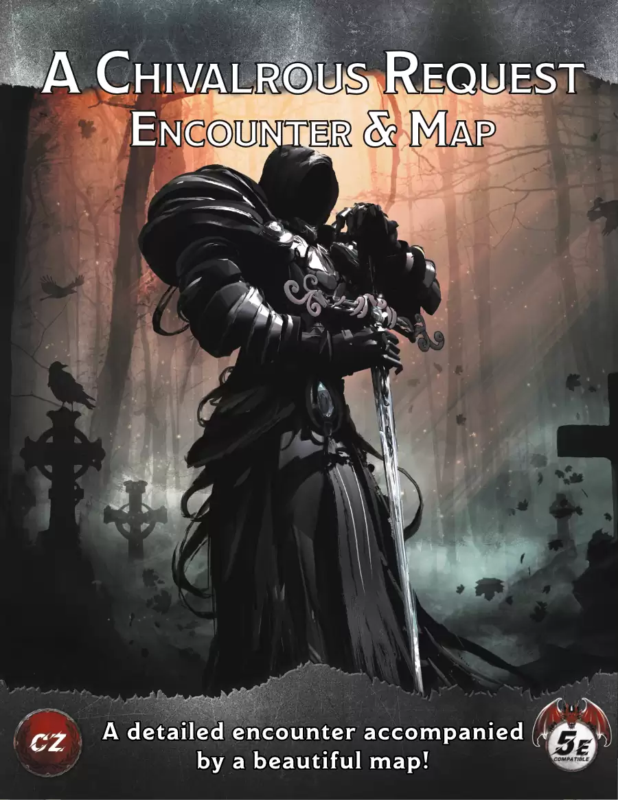 A Chivalrous Request Encounter & Map - CZRPG | Battlemaps | DriveThruRPG