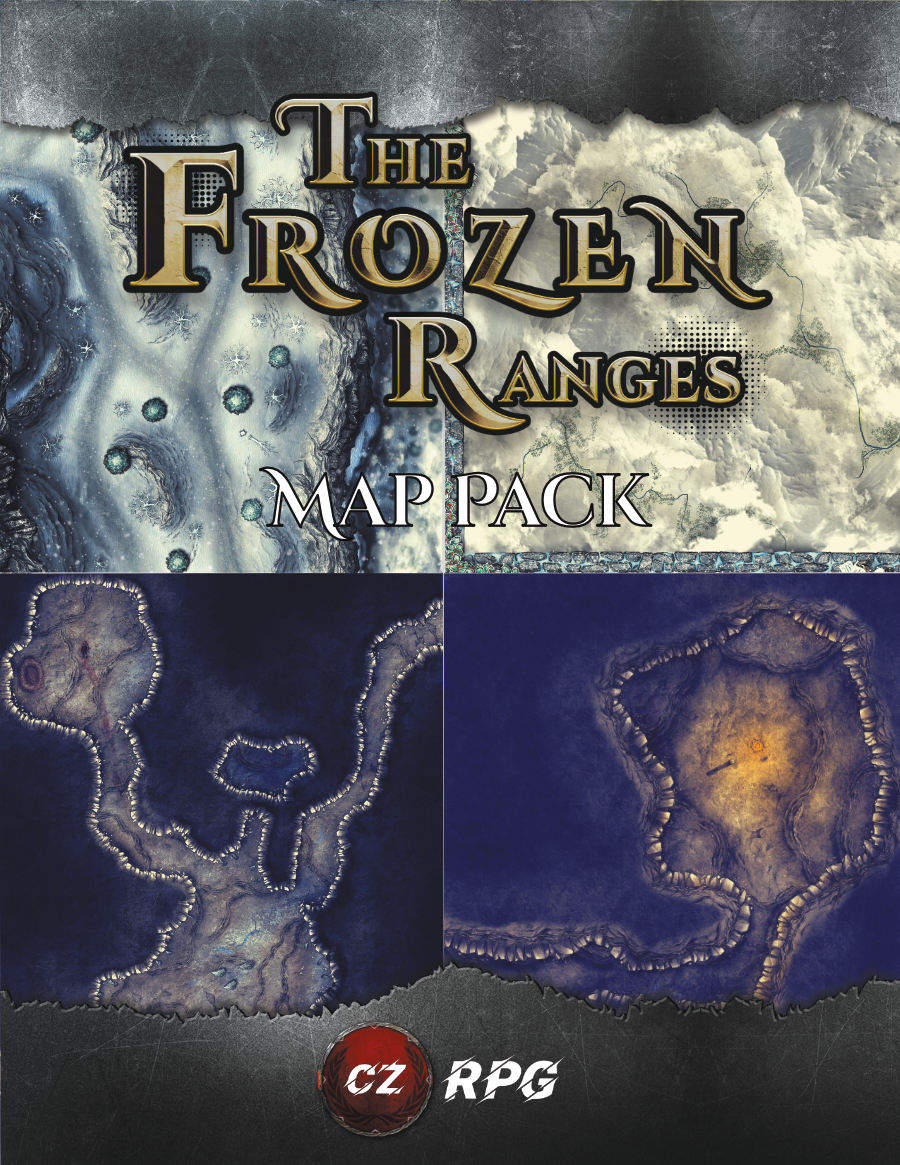 The Frozen Ranges Map Pack - CZRPG | Battlemaps | DriveThruRPG