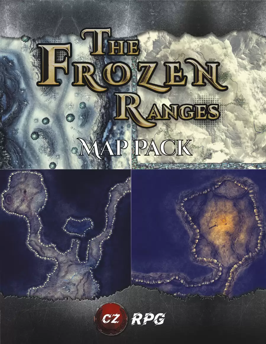 The Frozen Ranges Map Pack - CZRPG | Battlemaps | DriveThruRPG